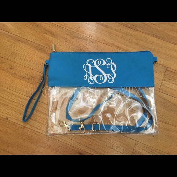Bags | Monogram Clear Stadiumgametotecrossbody Bag | Poshmark